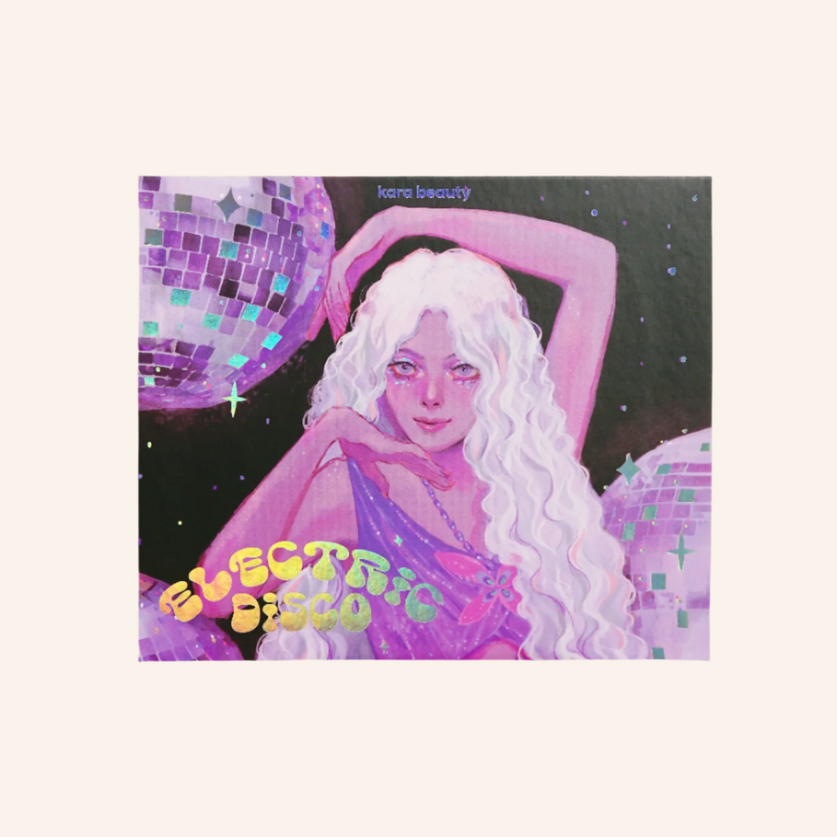 ELECTRIC DISCO Pressed Glitter Palette | KARA BEAUTY