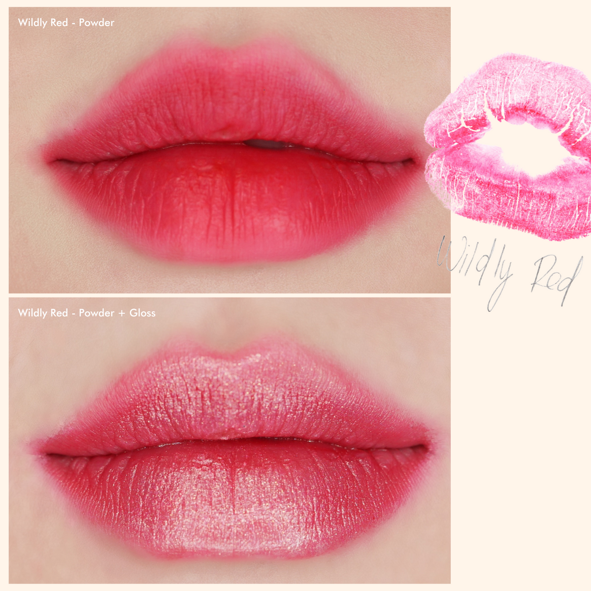 CABOODLE KISSES - WILDLY RED | KARA BEAUTY