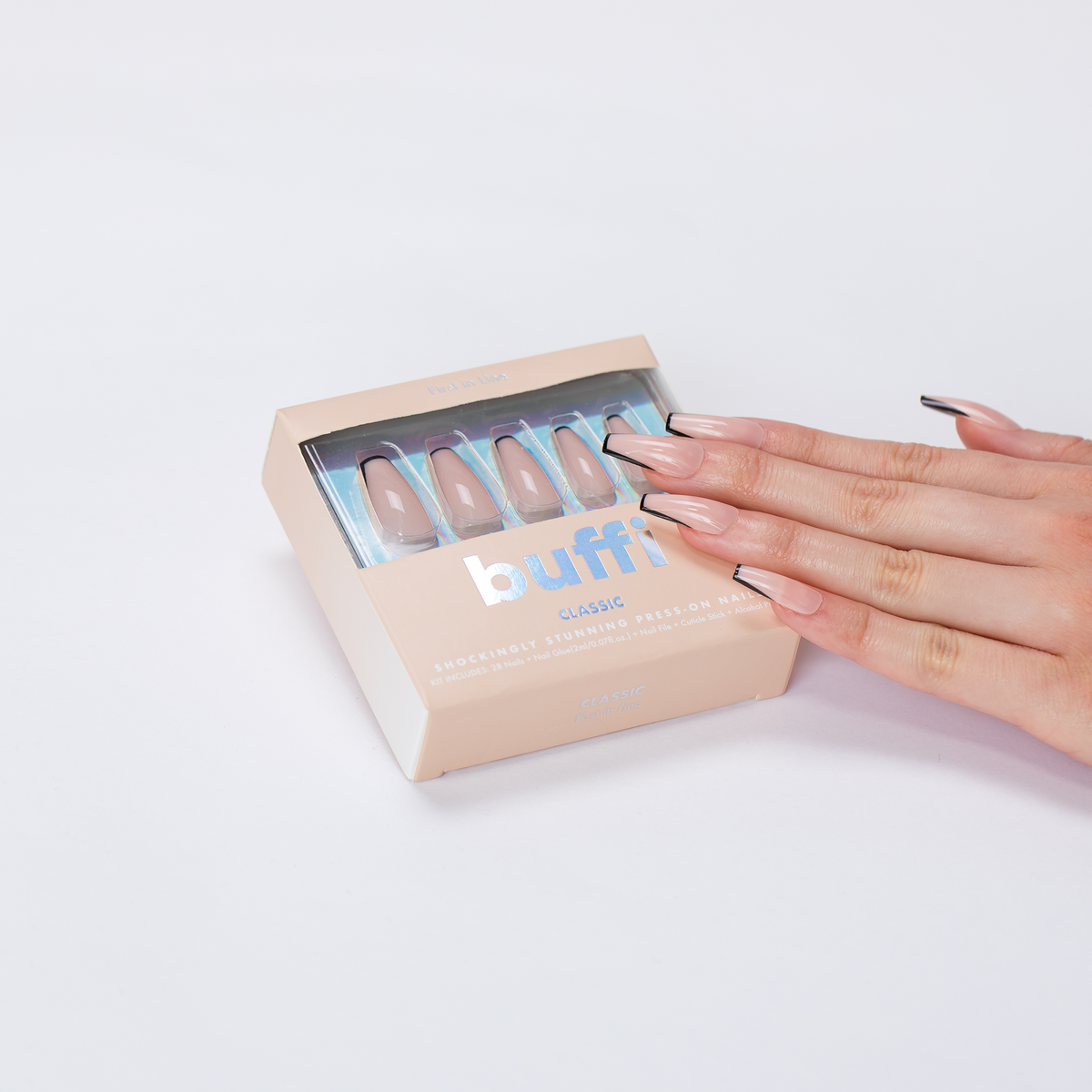 FIRST IN LINE Buffi Press On Nails | KARA BEAUTY