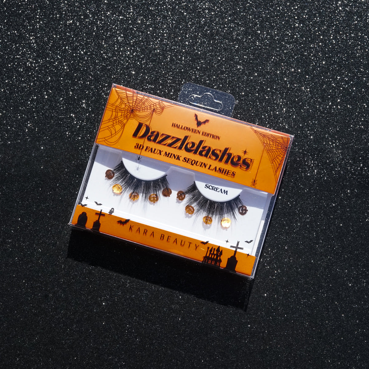 HALLOWEEN Dazzle Lashes 3D Faux Mink Sequin Lashes | KARA BEAUTY